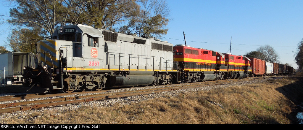 KCS 2857 Northbound